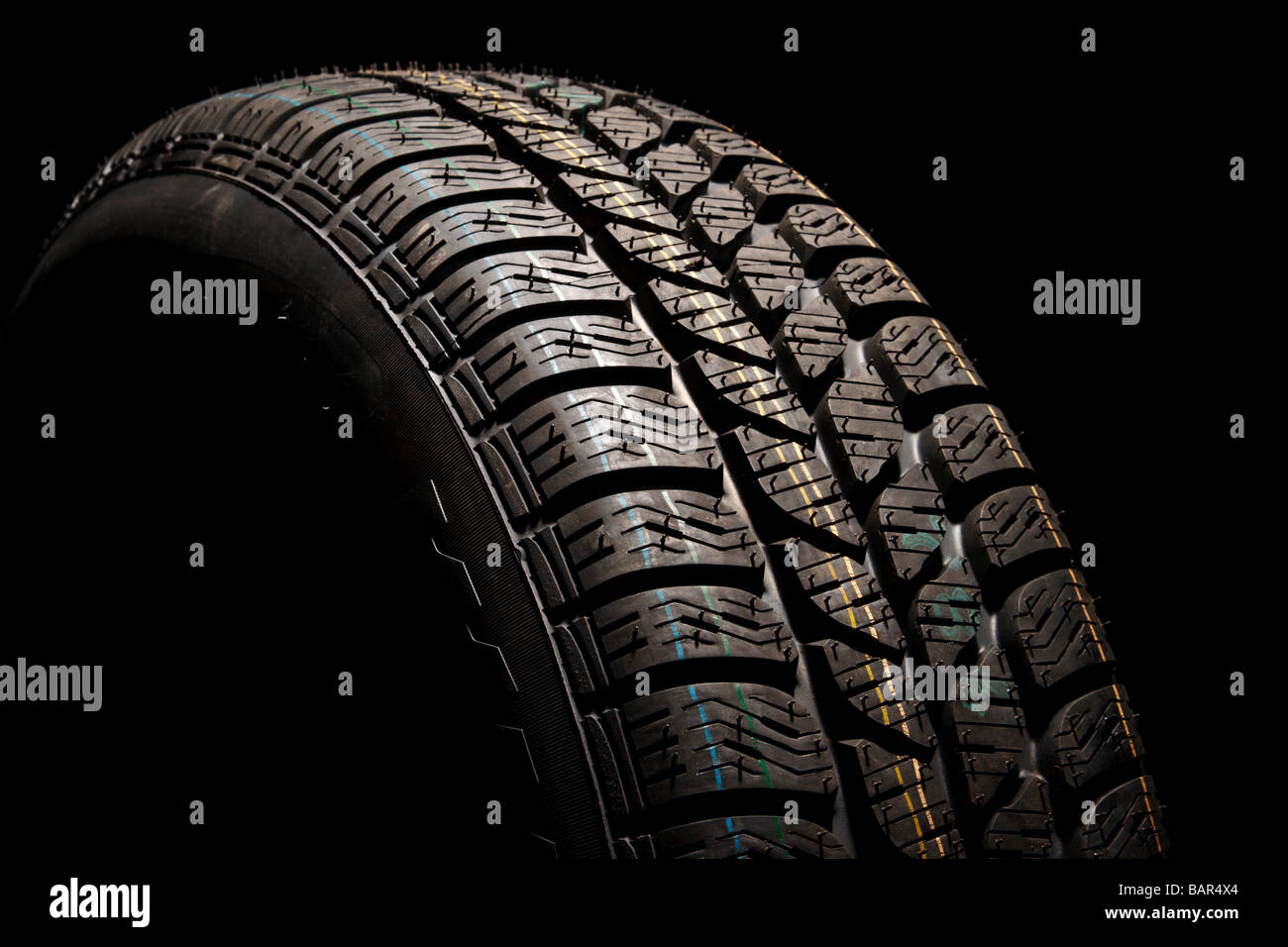 New car tire close up Stock Photo - Alamy
