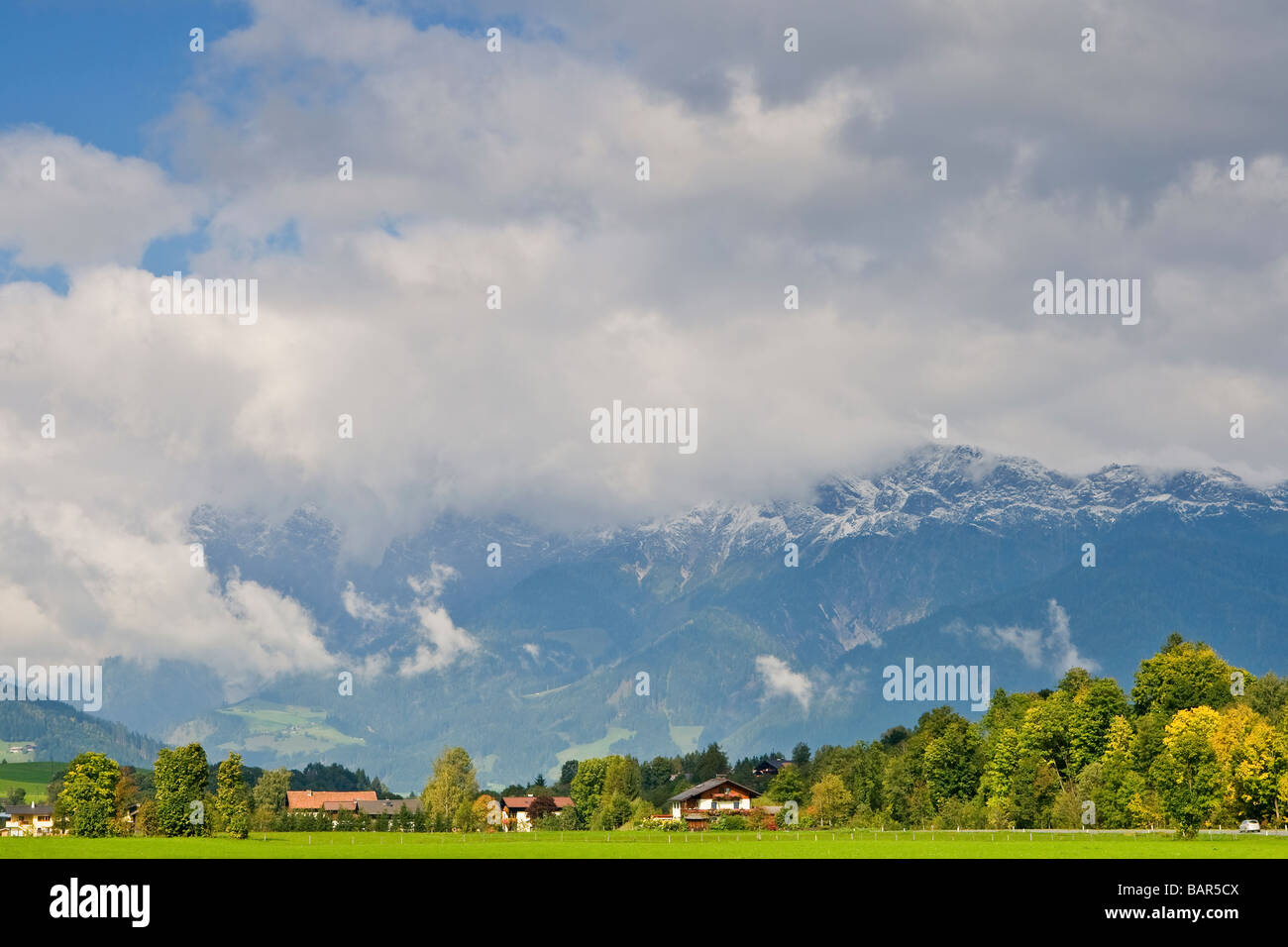 Beautiful meadow mountains nature zell hi-res stock photography and ...