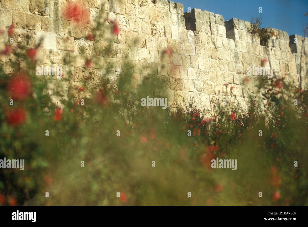 Jerusalem city walls Stock Photo - Alamy