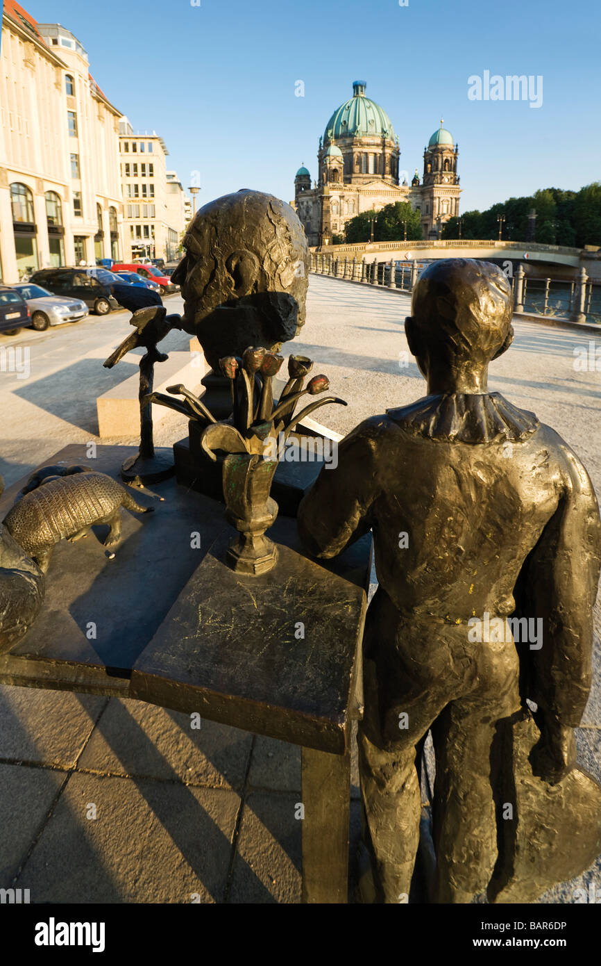 Berliner dom sculptures berlin germany hi-res stock photography and ...