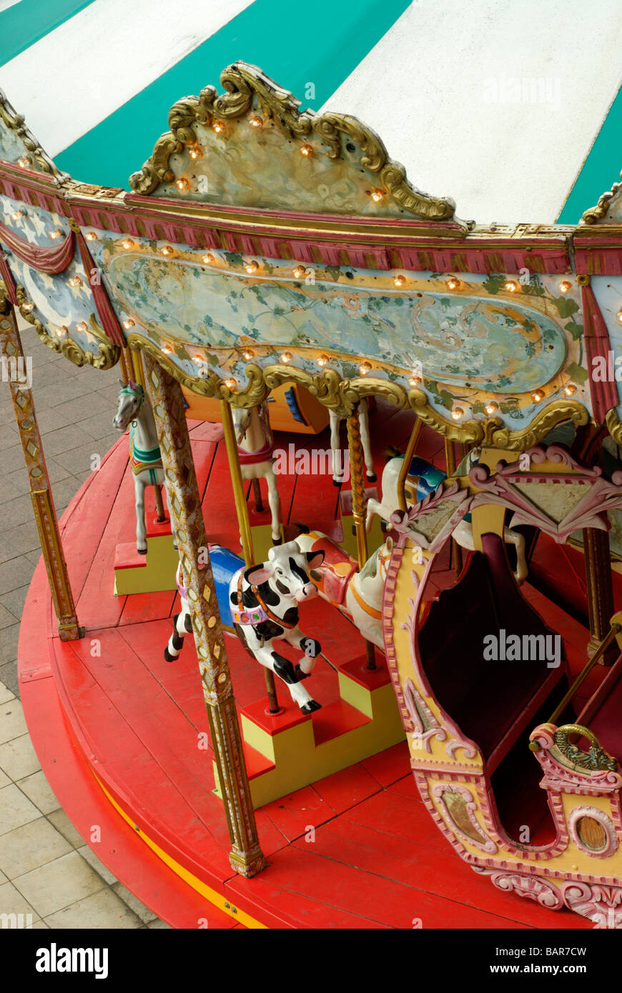 Merry go round Stock Photo - Alamy