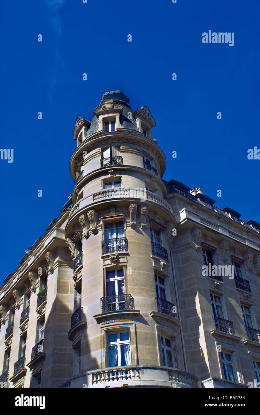 Haussmann residential apartments flats buildings hi-res stock ...