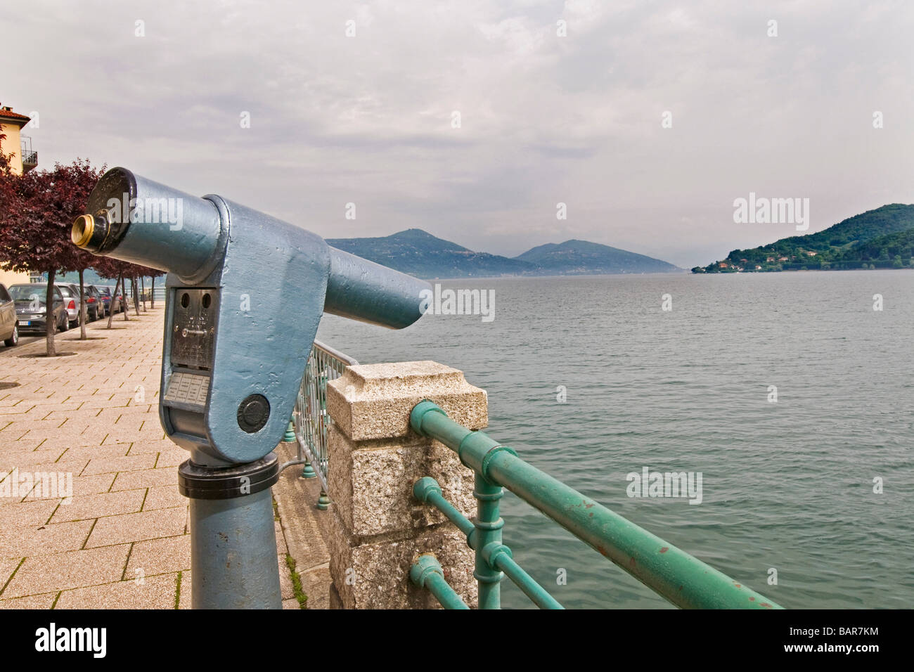 Lakefront Arona Province of Novara Italy Stock Photo - Alamy