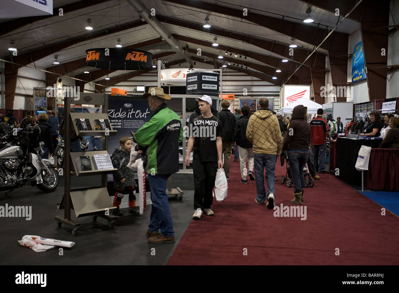 Vancouver motorcycle show 2009 at Tradex Exhibition Centre, Abbotsford ...