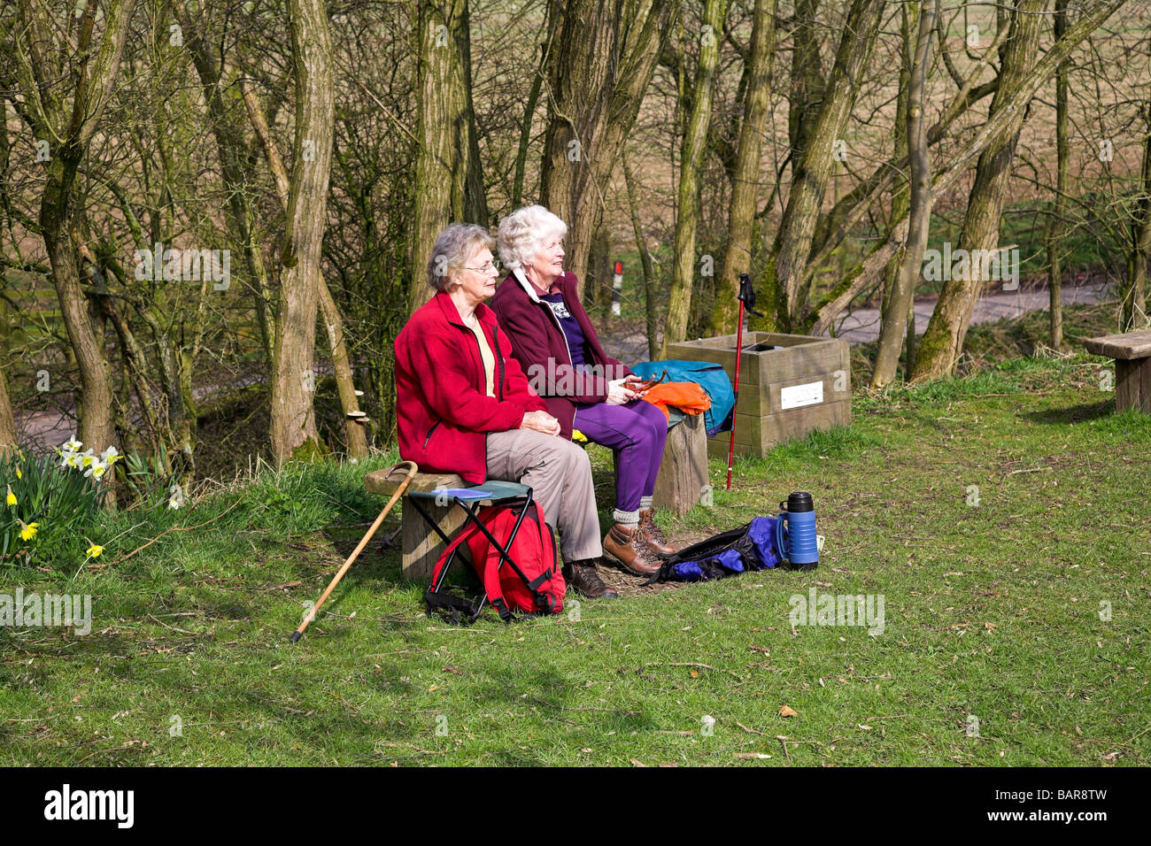 Watching the world go by Stock Photo - Alamy