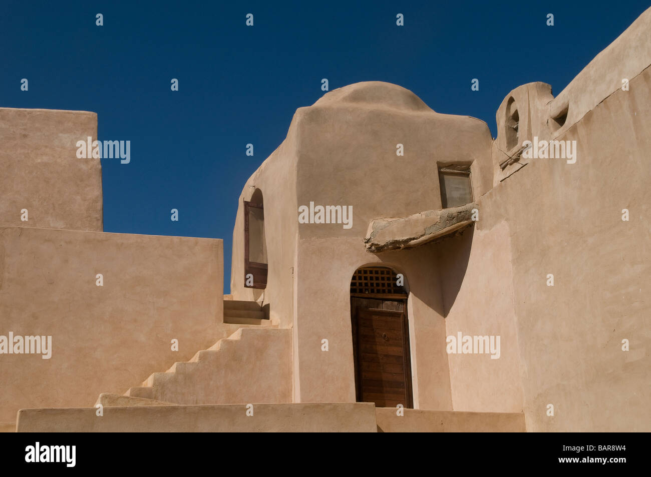 Exterior shot of The Coptic orthodox monastery of Virgin St Mary ...