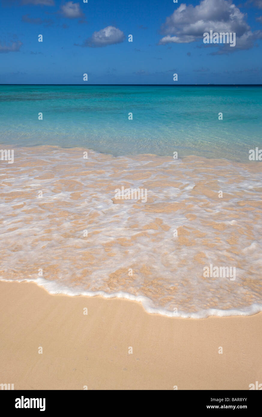 Pebbles Beach at West Coast of Barbados, "West Indies Stock Photo - Alamy