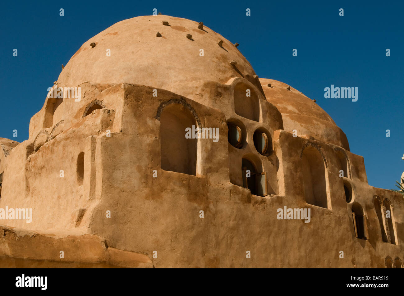 Rooftop of the Coptic Orthodox Red Monastery Deir al Anba Bishoy or ...