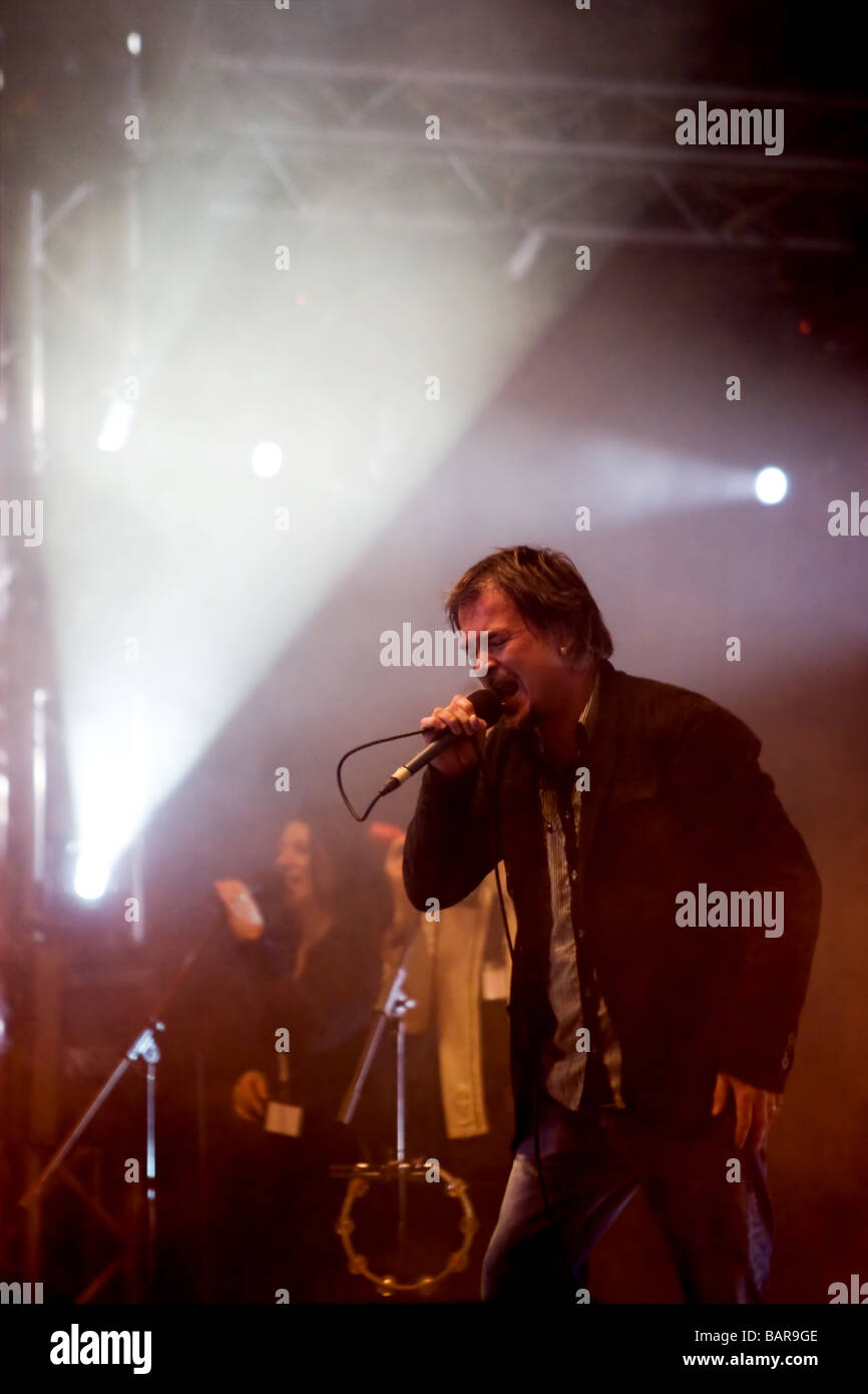 croatian singer Gibonni performing on stage Stock Photo - Alamy