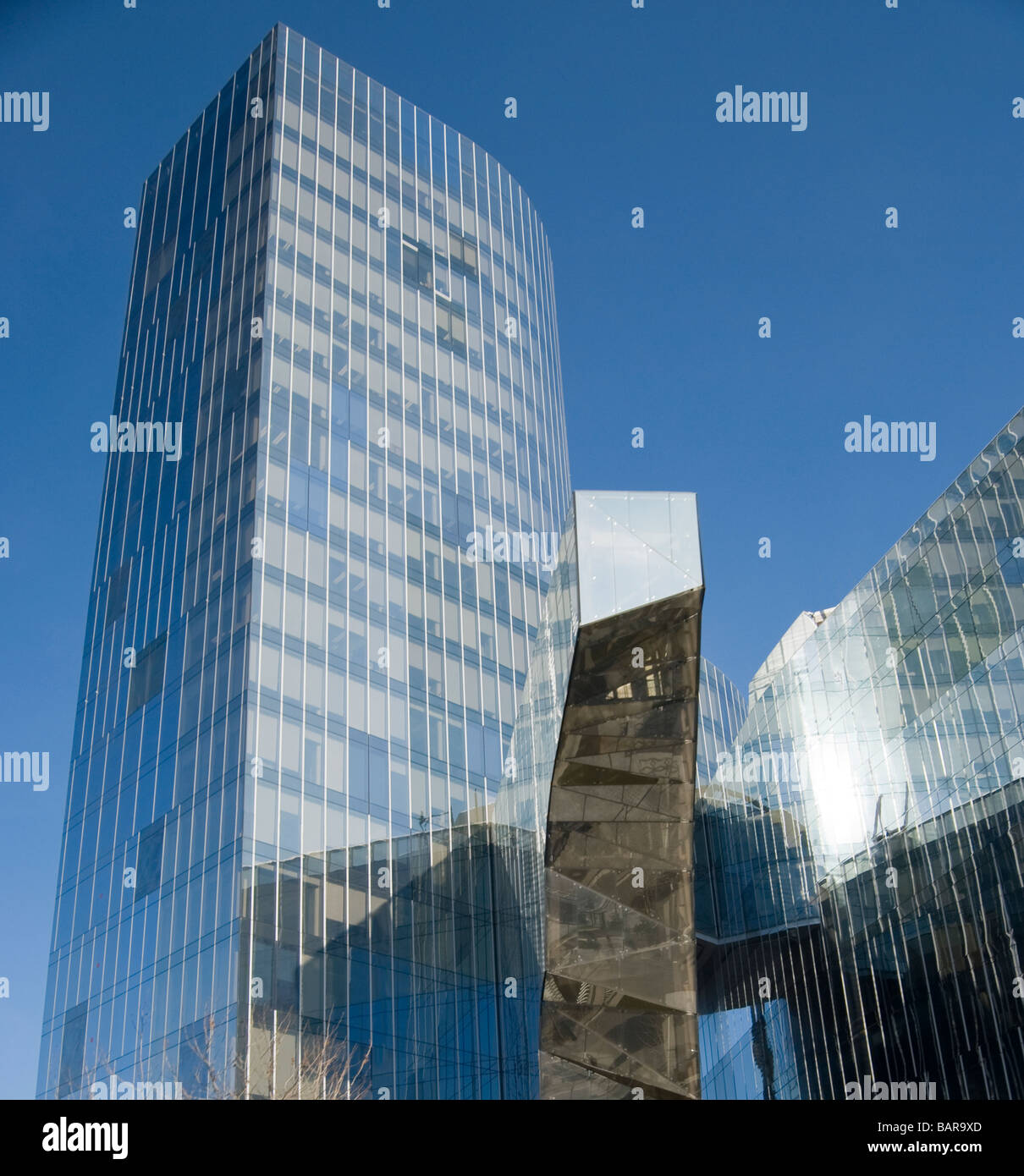 Two modern art structures hi-res stock photography and images - Alamy