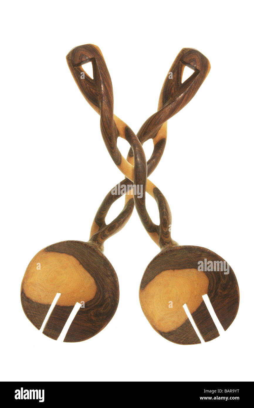 Spoons wooden Cut Out Stock Images & Pictures - Alamy