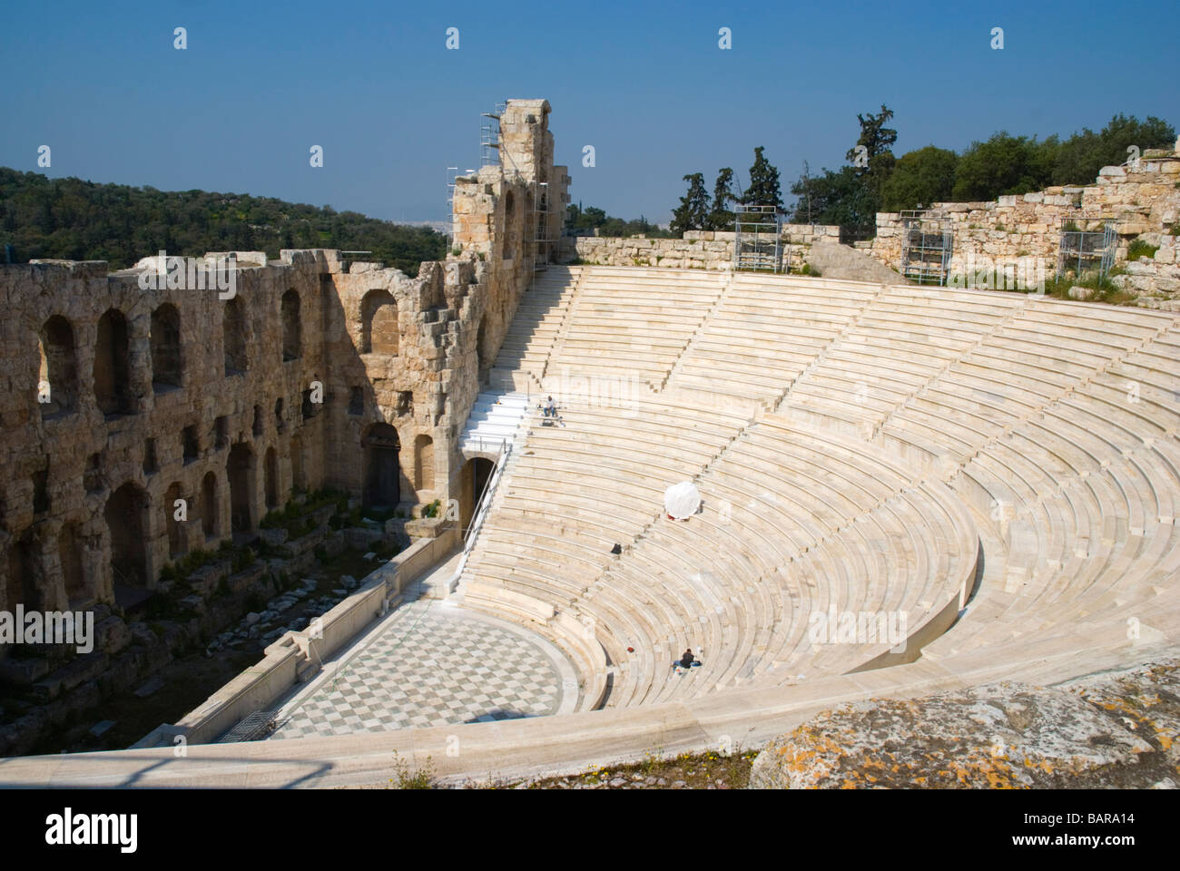 Herodes atticus roman theatre hi-res stock photography and images - Alamy