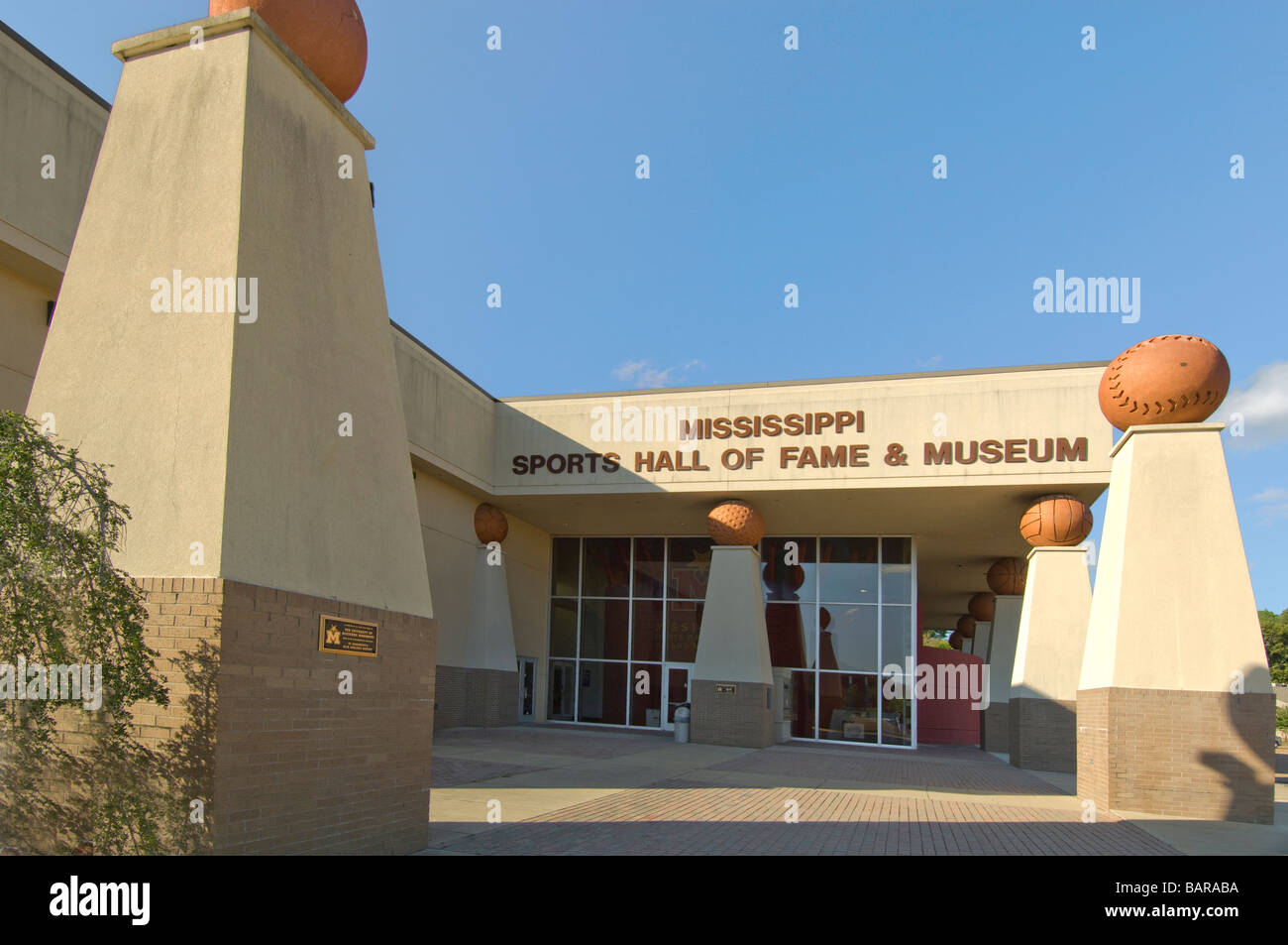 Mississippi Sports Hall of Fame and Museum in Jackson Mississippi Stock ...
