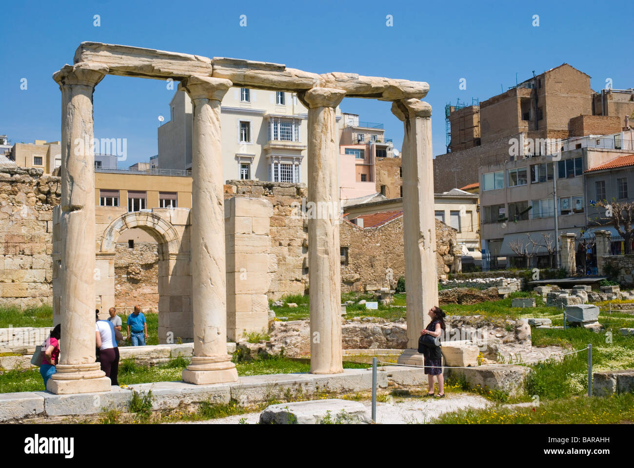 Ruins of Tetraconch church at Hadrian s Library in Plaka district of ...