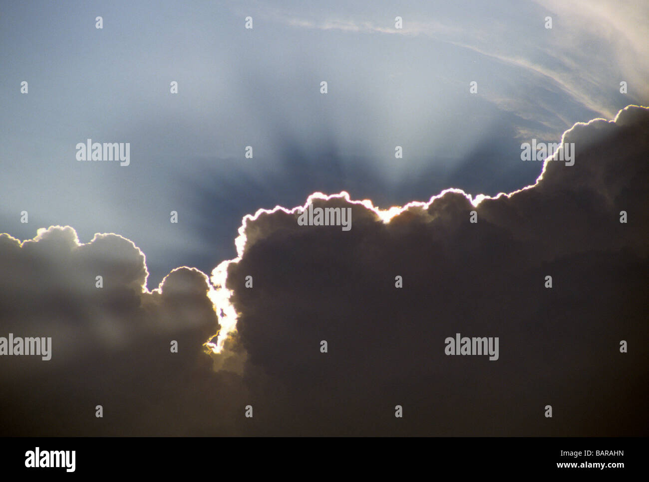 Sun glow god ray cloud beam inspire inspiration hope future blue sky ...