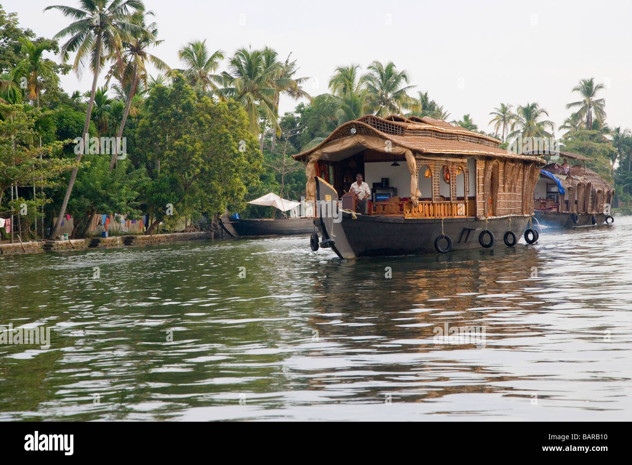 Boats in a lake, Cochin, Kerala, India Stock Photo - Alamy