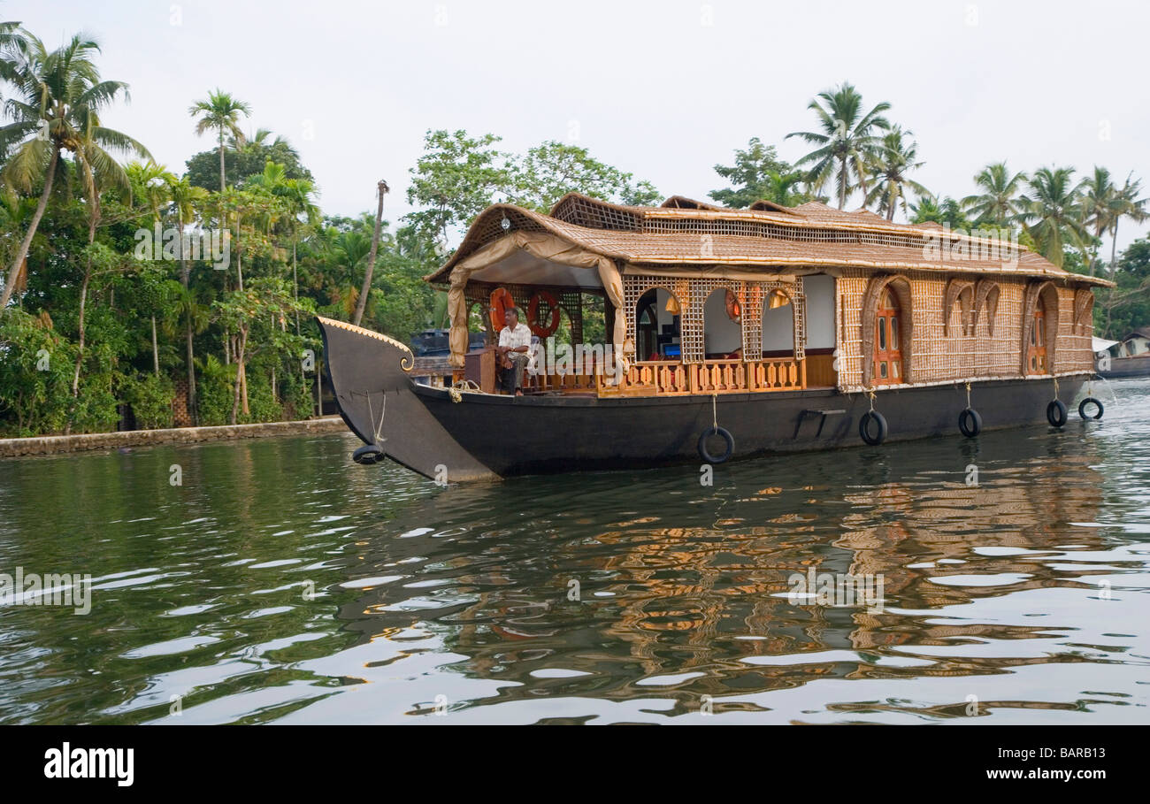 Boat in a lake, Cochin, Kerala, India Stock Photo - Alamy