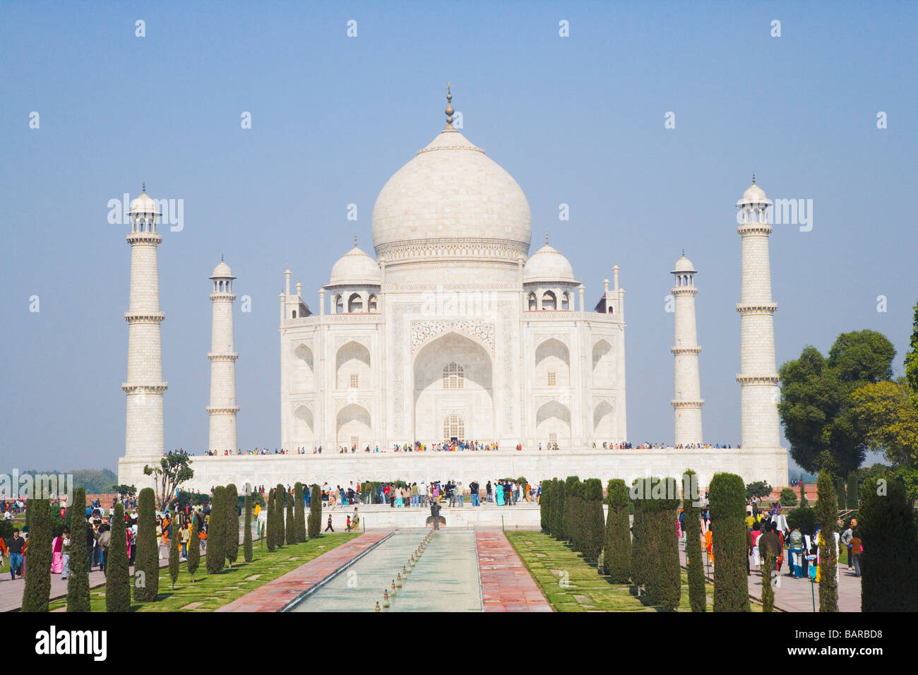 Facade of a mausoleum, Taj Mahal, Agra, Uttar Pradesh, India Stock ...