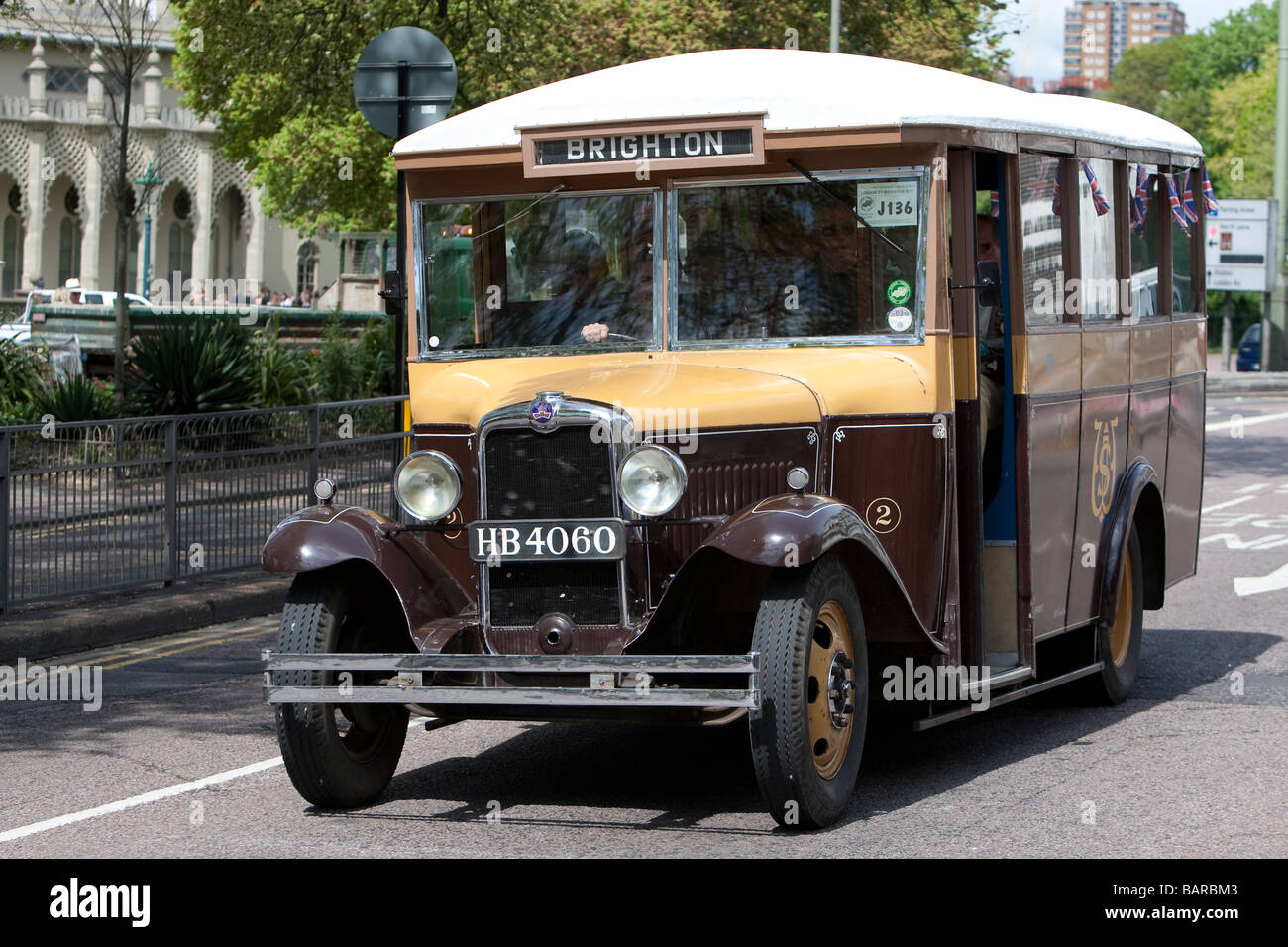 1936 Bedford WLB bus with 20 seat Davis coach body during vintage ...