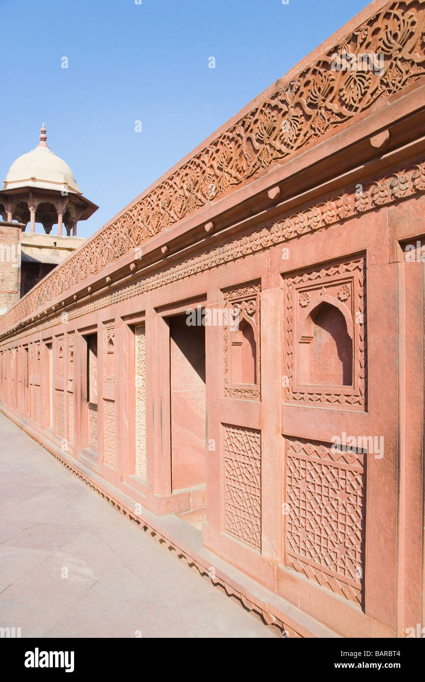 Wall of a fort, Jahangiri Mahal, Agra Fort, Agra, Uttar Pradesh, India ...