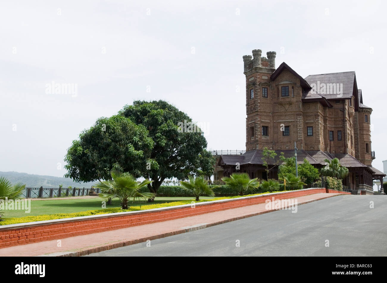 Palace at the roadside, Amar Mahal, Jammu and Kashmir, India Stock ...