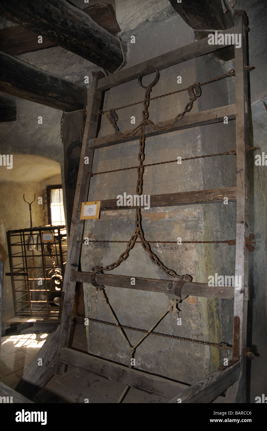 Prague the Capital of the Czech Republic. Dungeon and torture chamber ...