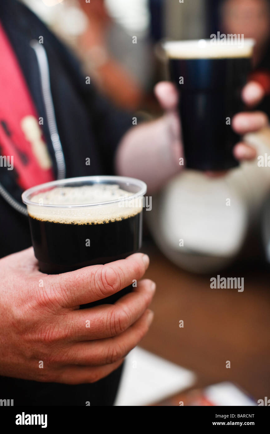 Plastic pint glasses hi-res stock photography and images - Alamy