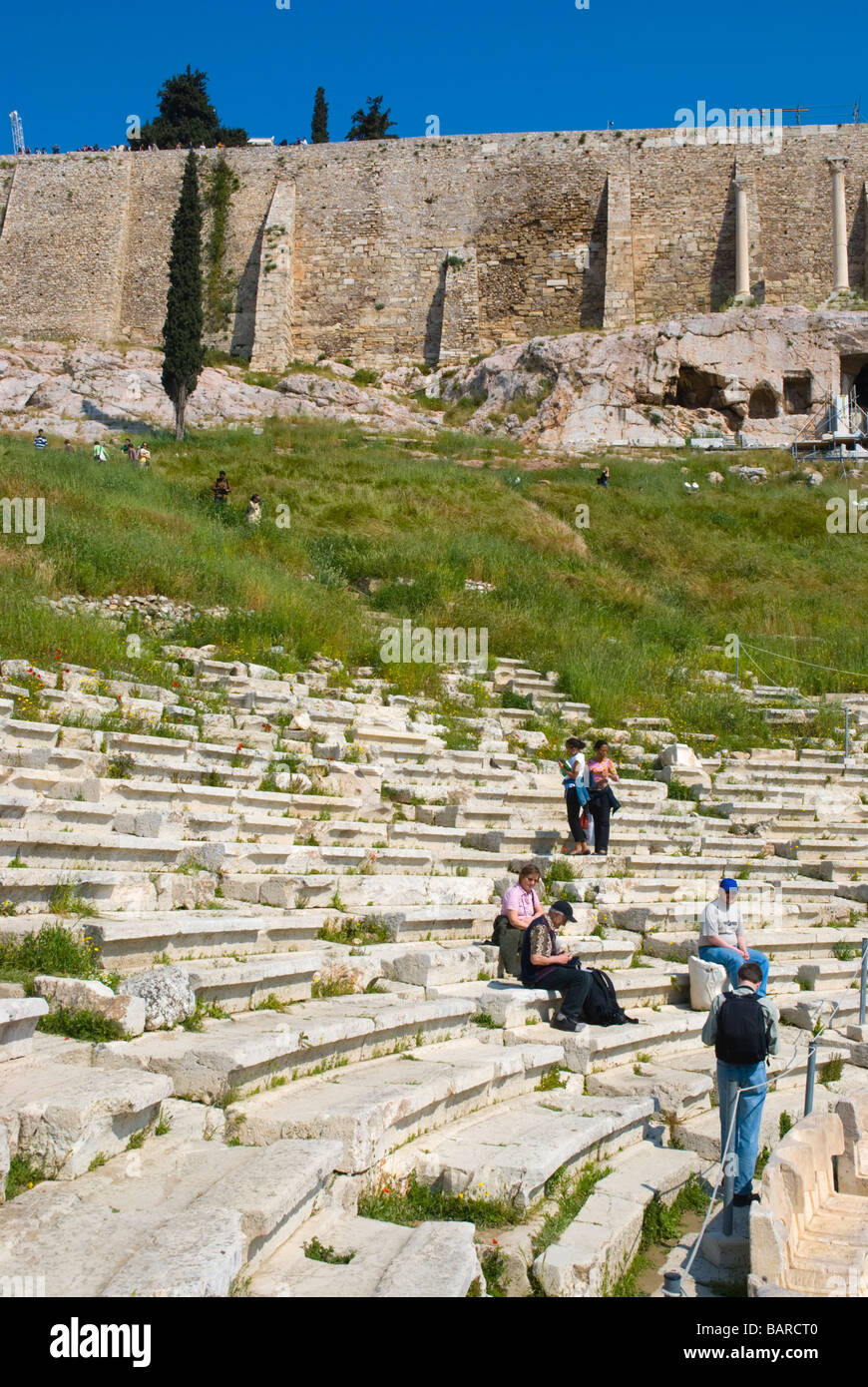 Theatre of Dionysos at South Slope of Acropolis in Athens Greece Europe ...