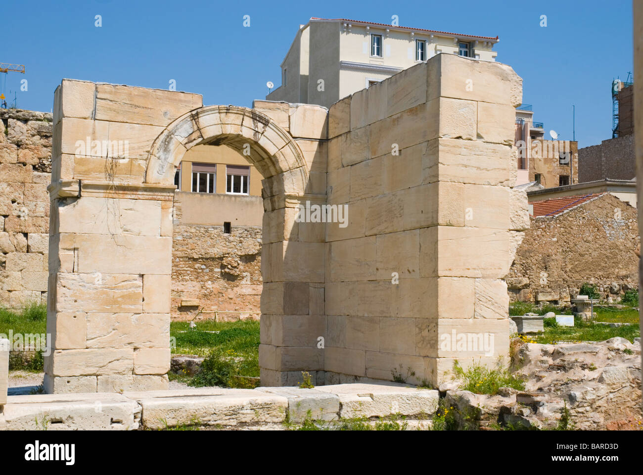 Ruins of Tetraconch church at Hadrian s Library in Plaka district of ...