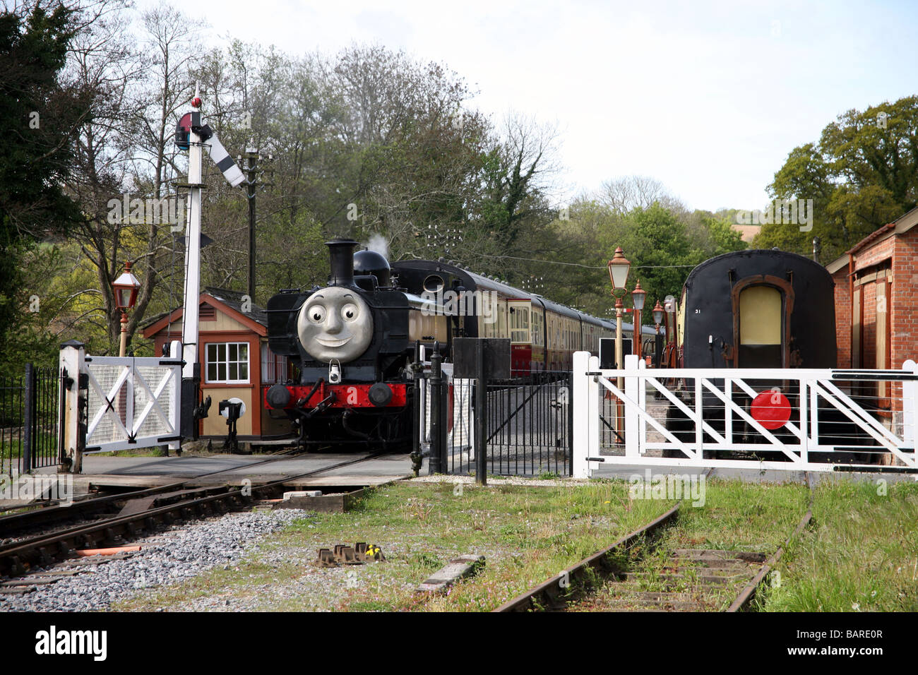 South Devon railway with Thomas the Tank Engine Stock Photo - Alamy