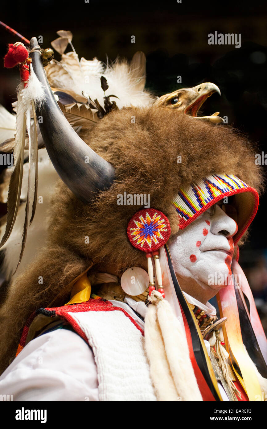 Lakota Sioux Male Dancer at the Gathering of Nations Powwow at ...