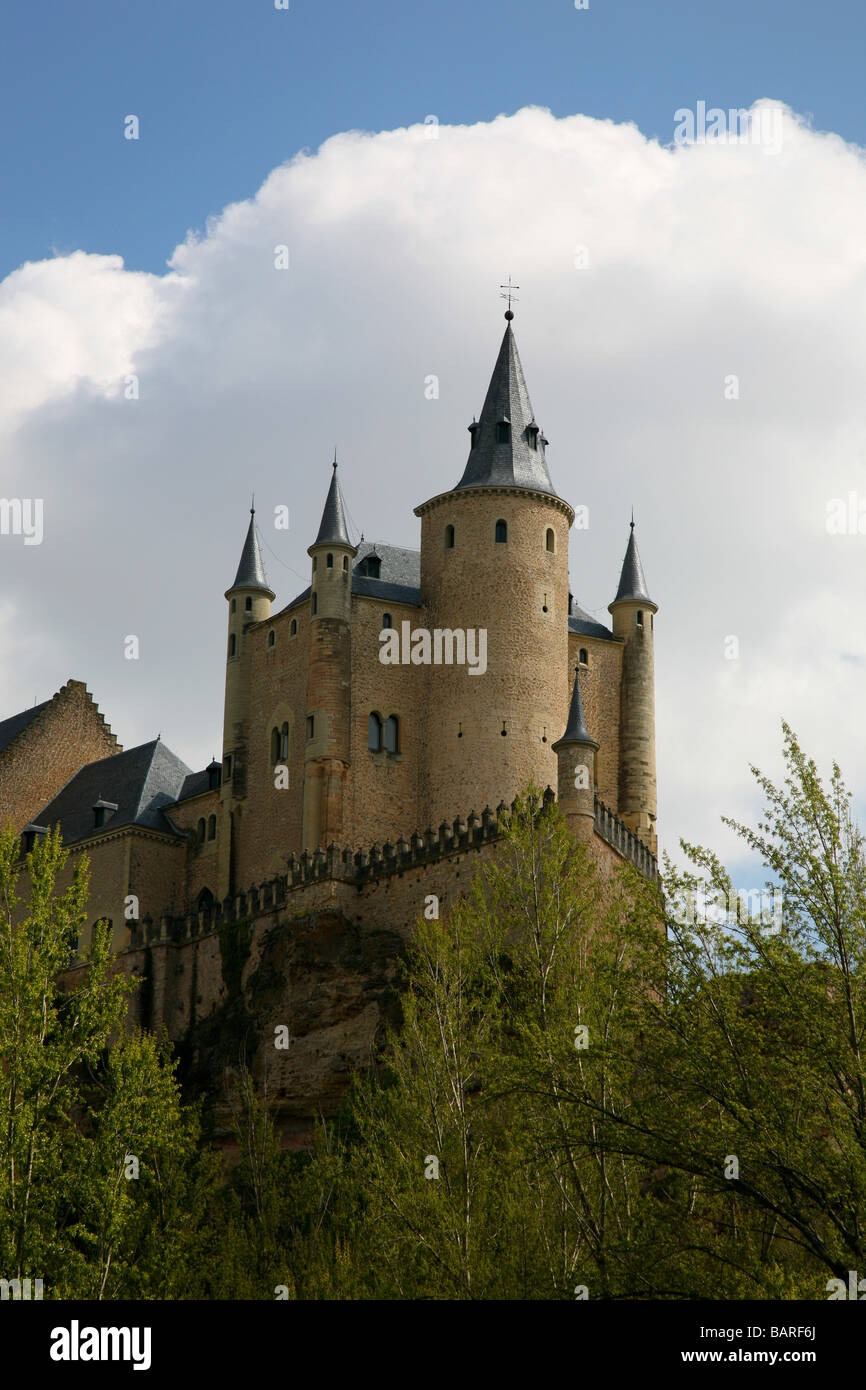 Alcazar Castillo Castle Segovia Spain Espana Stock Photo - Alamy