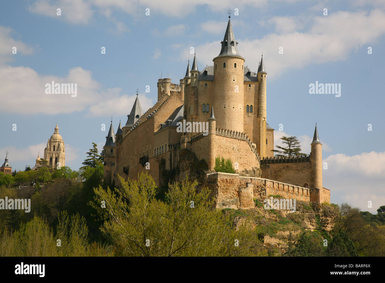 Alcazar Castillo Castle Segovia Spain Espana Stock Photo - Alamy
