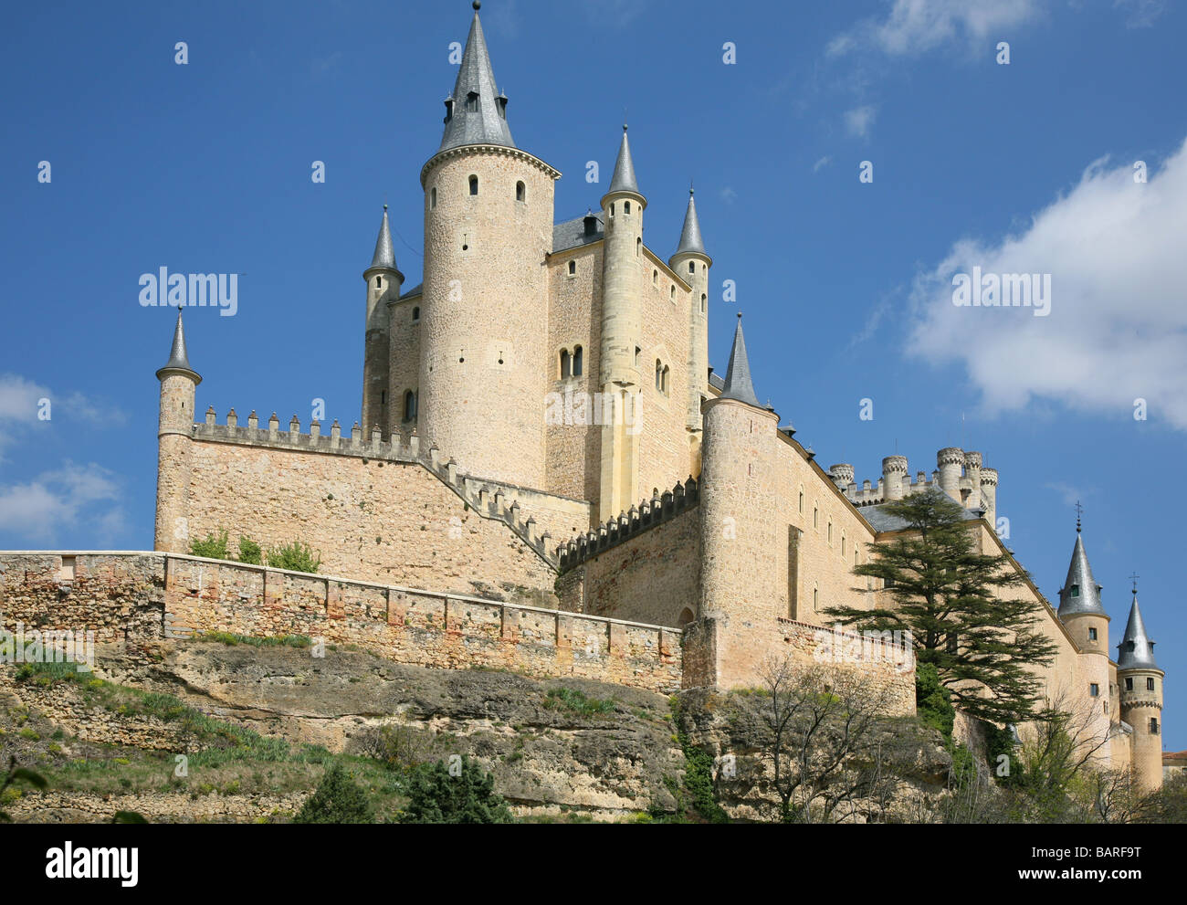 Alcazar Castillo Castle Segovia Spain Espana Stock Photo - Alamy