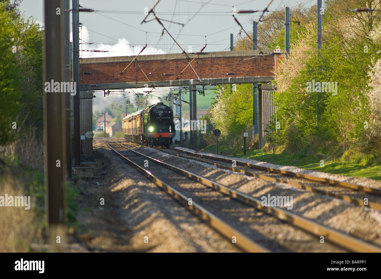 The Yorkshire Pullman new mainline steam locomotive on the east coast ...