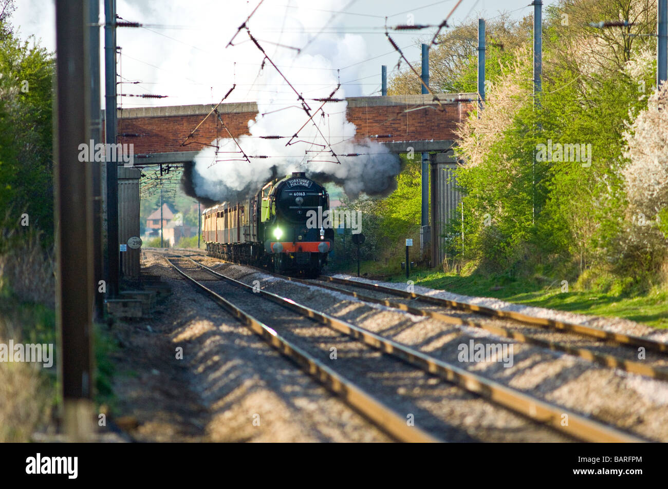 The Yorkshire Pullman new mainline steam locomotive on the east coast ...