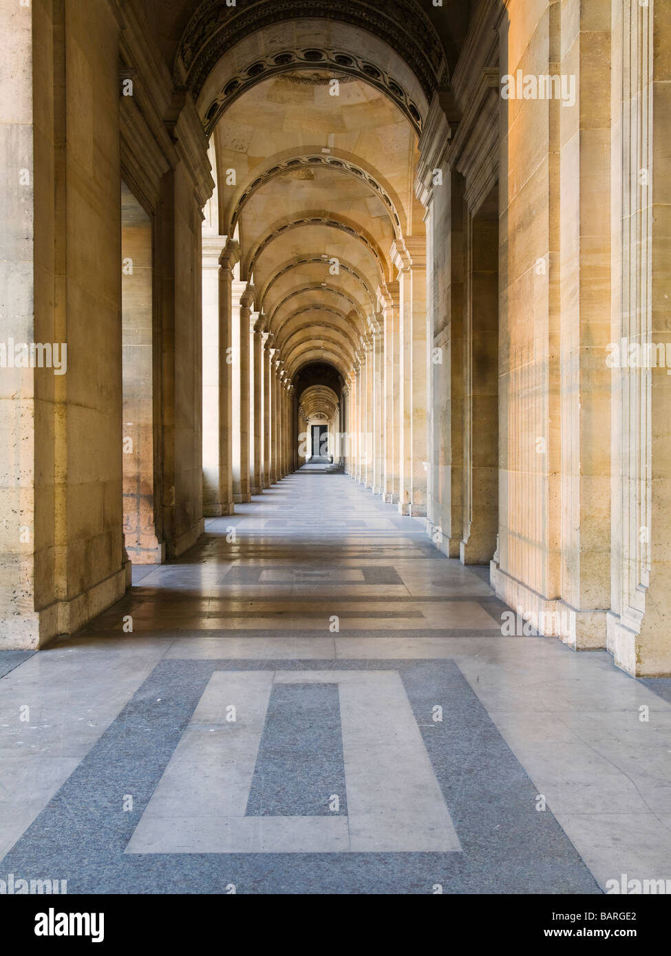 Wide angle view louvre hi-res stock photography and images - Alamy