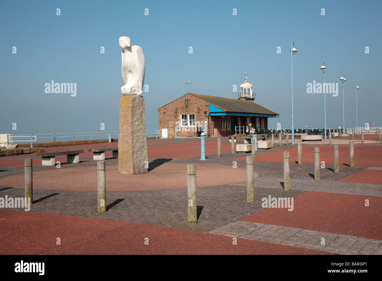 Stone jetty Morecambe Stock Photo - Alamy