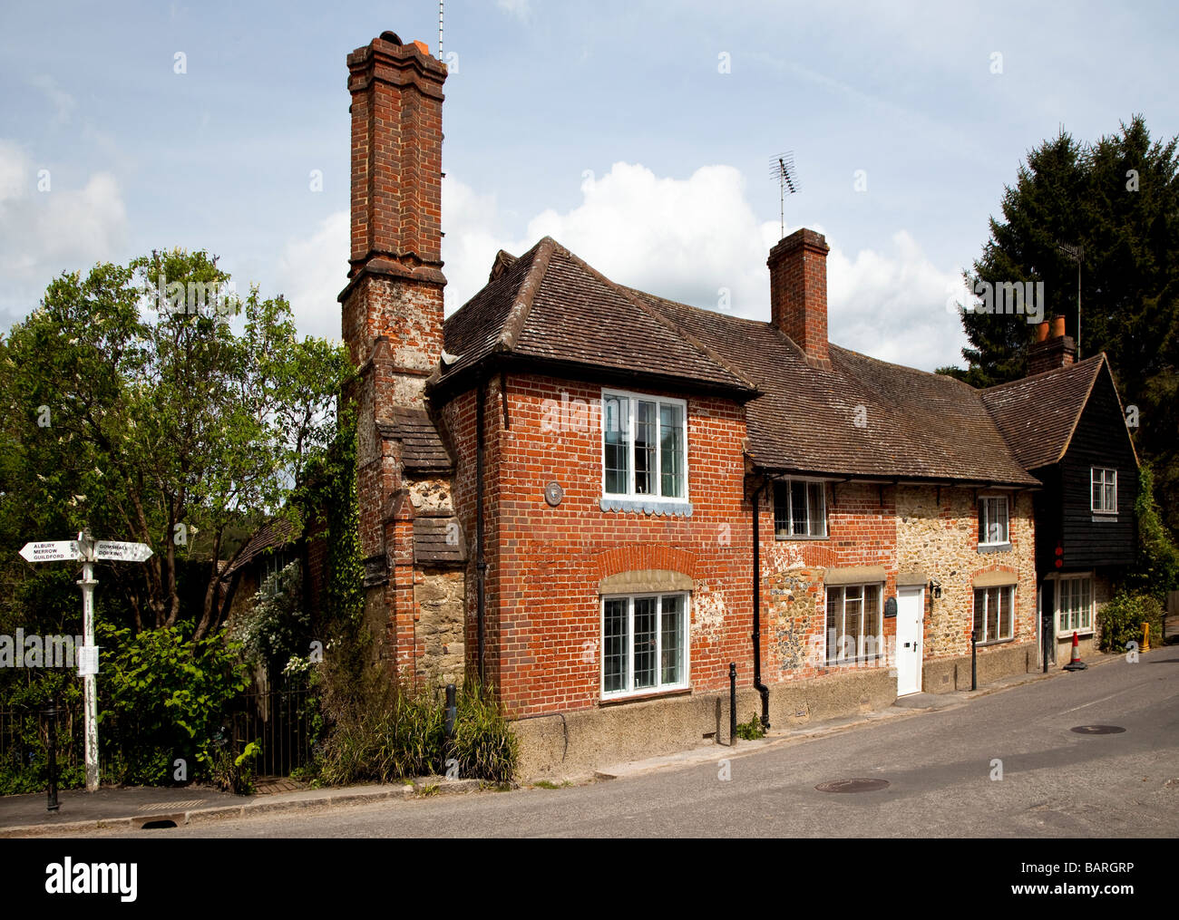 Interesting building in Shere village, Surrey Stock Photo - Alamy