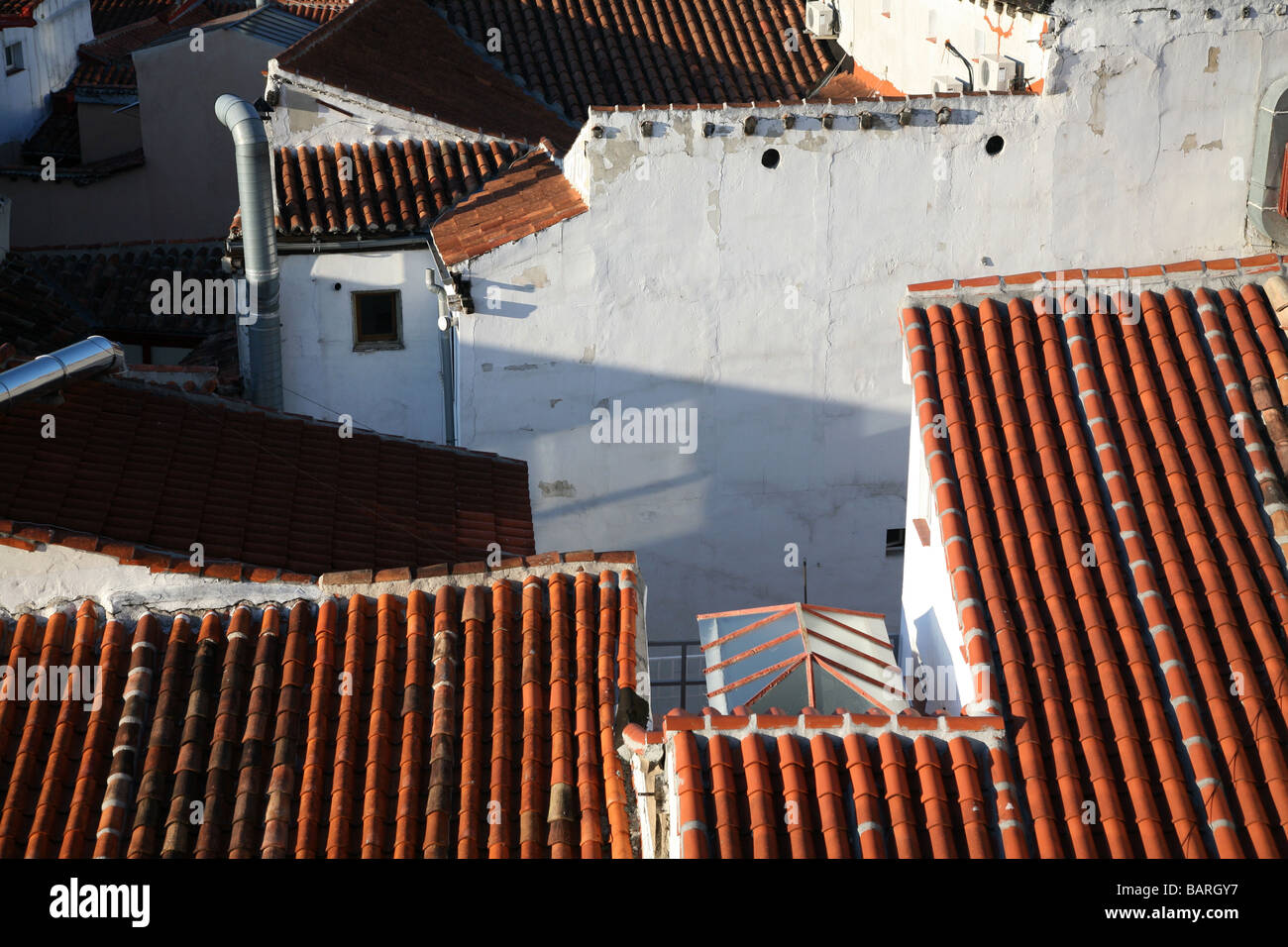 Rooftops in Madrid, Spain Stock Photo - Alamy
