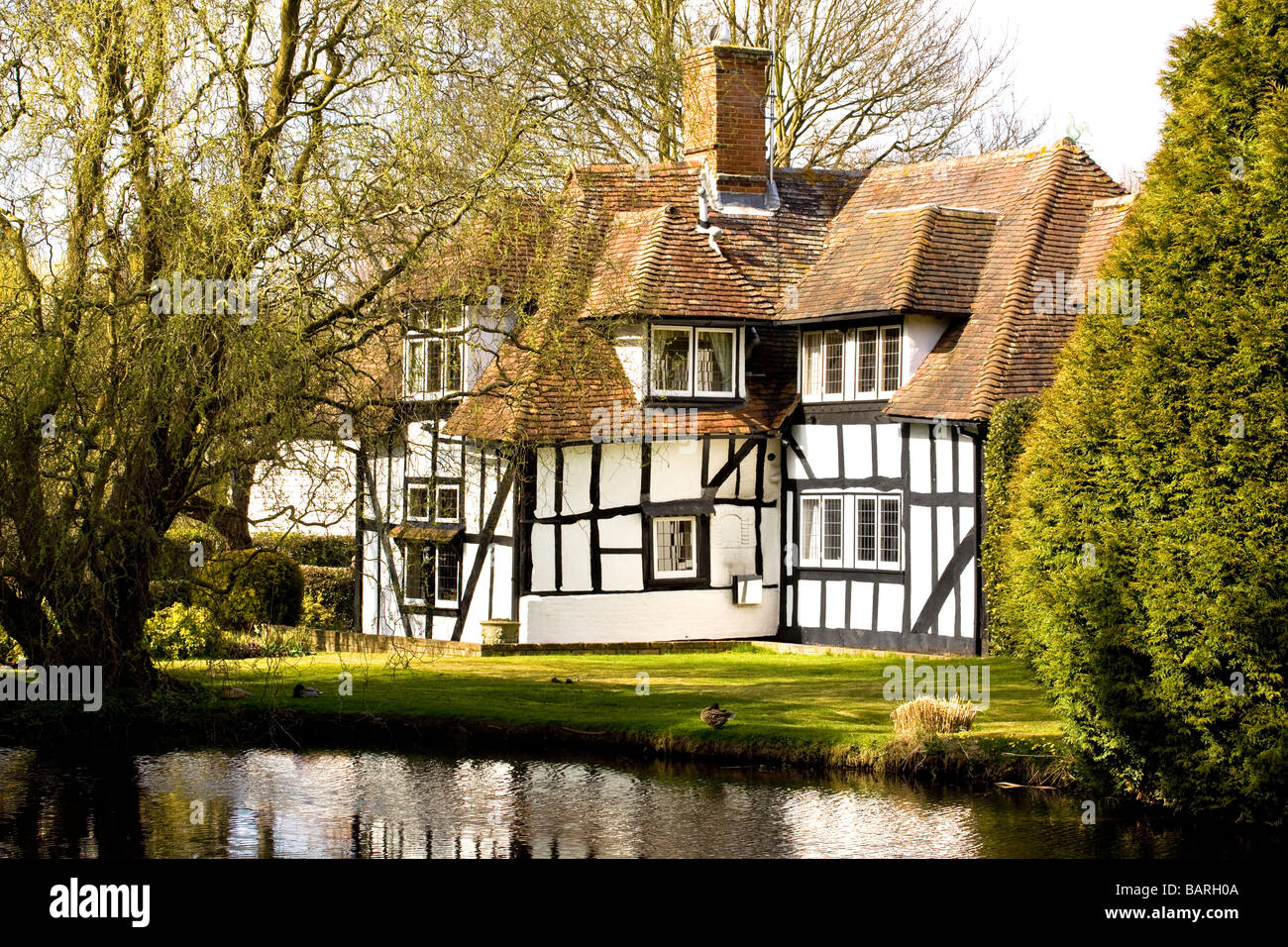 Half Timbered House Stock Photo - Alamy