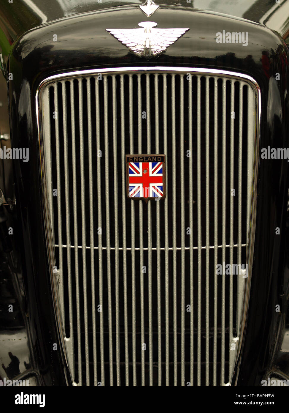 The radiator grille of a restored 1934 Austin seven Stock Photo - Alamy