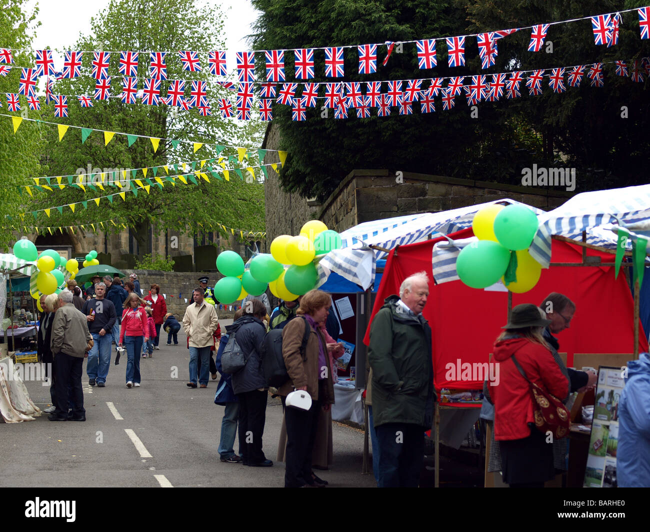 The Ashover village carnival day,Derbyshire Stock Photo - Alamy