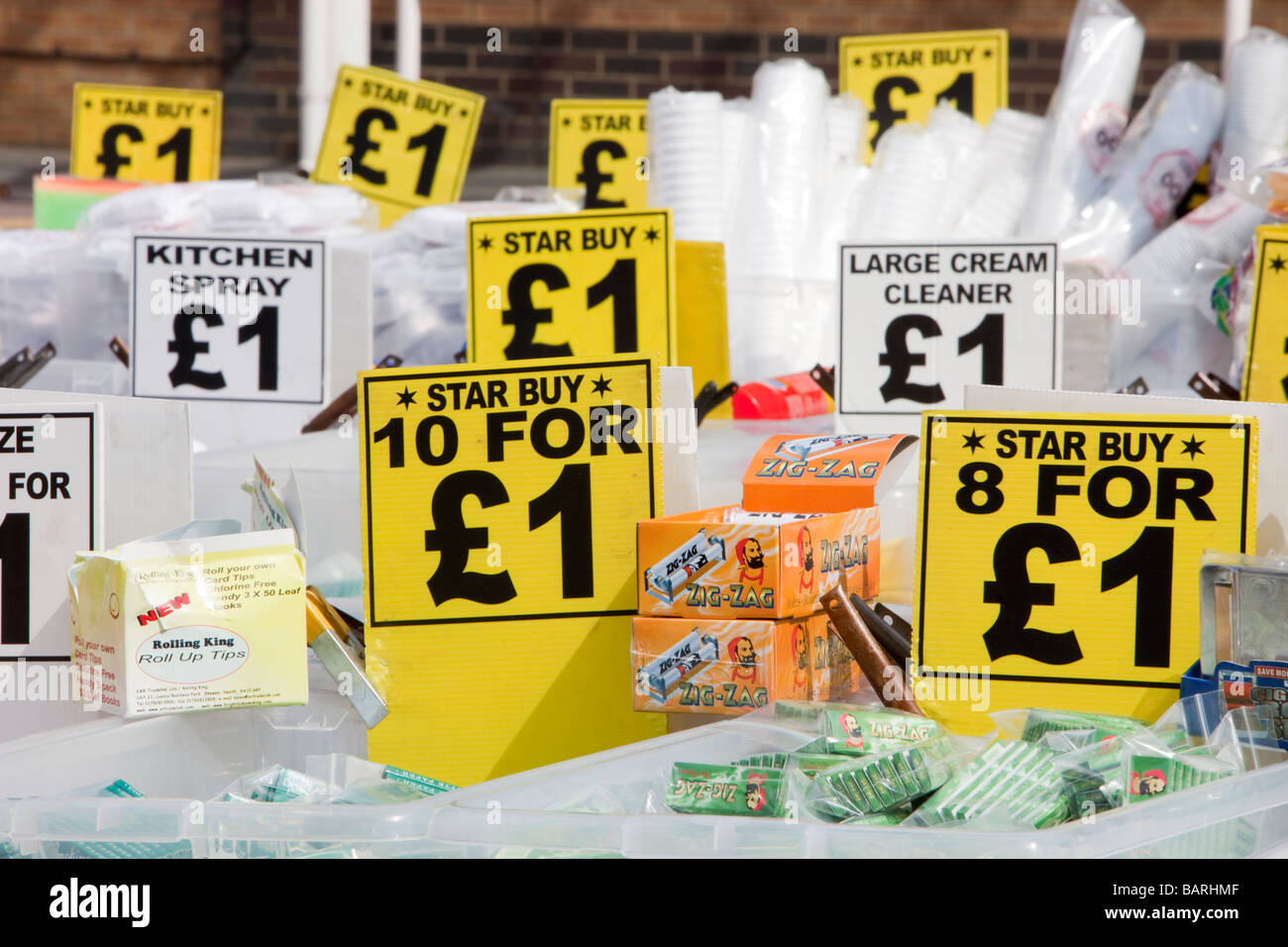 Uk stall price hi-res stock photography and images - Alamy