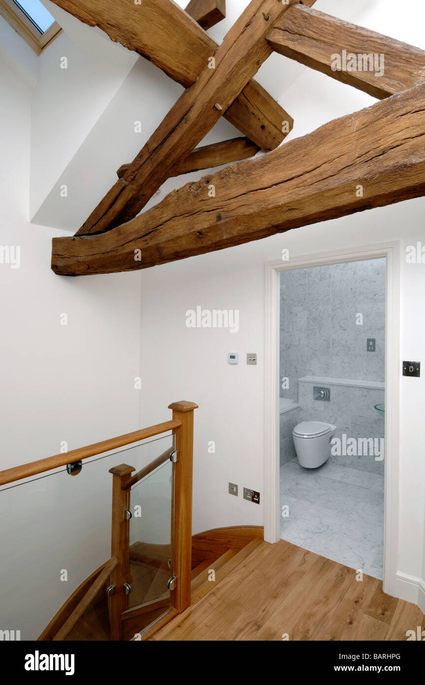 Modern house upstairs interior Stock Photo - Alamy