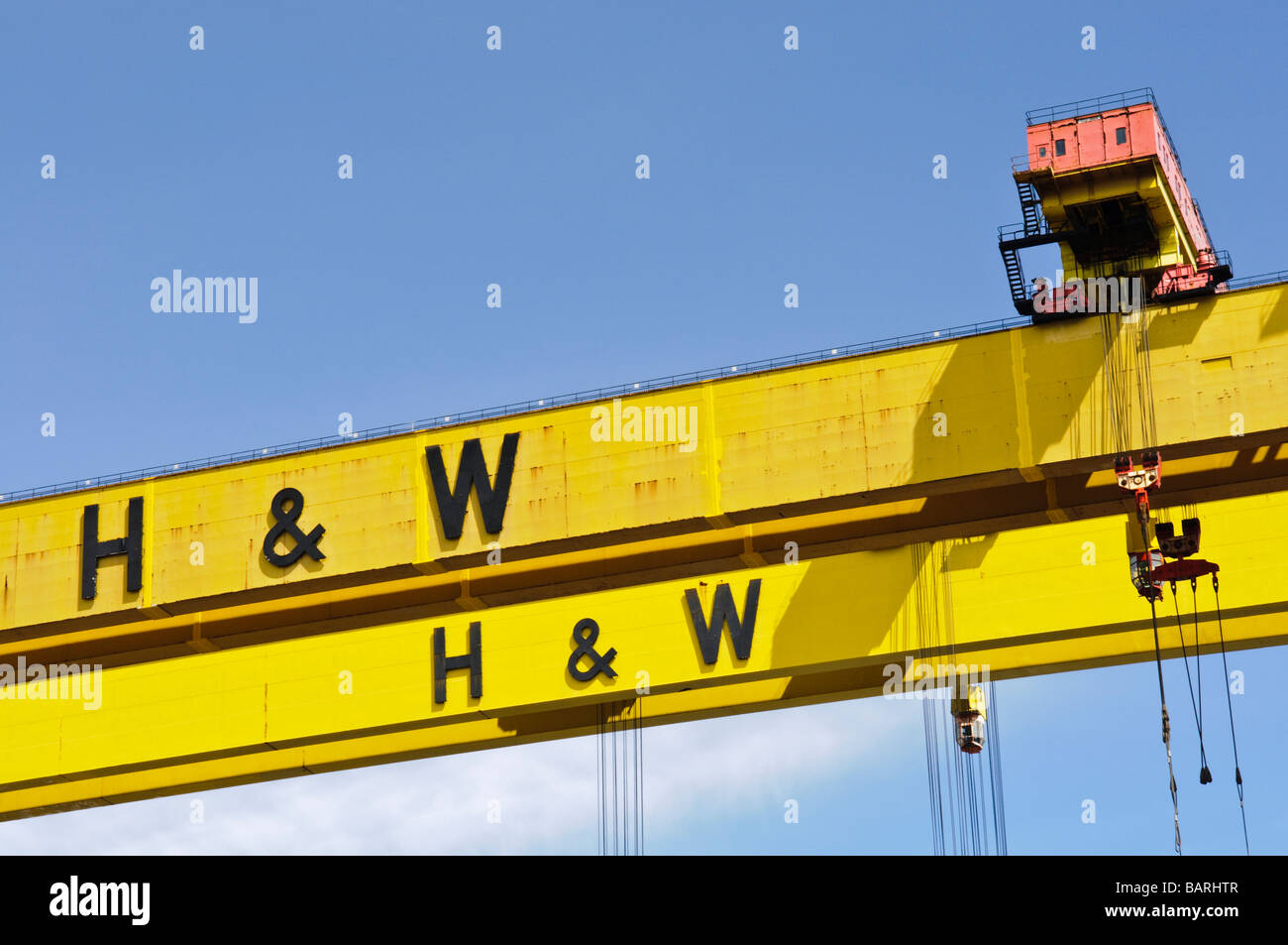 Samson and goliath cranes hi-res stock photography and images - Alamy