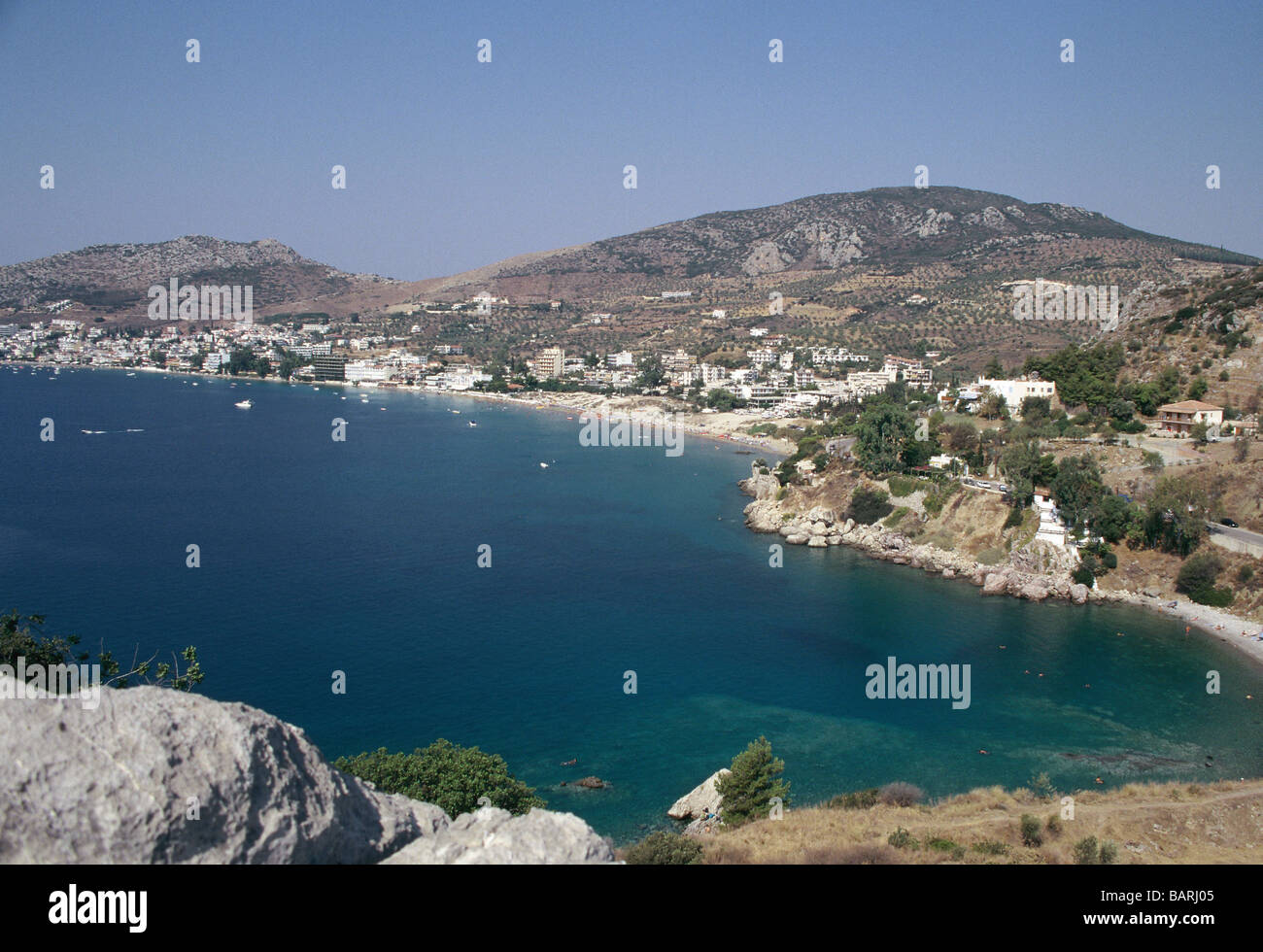 BEACHES OF TOLON IN GREECE Stock Photo - Alamy