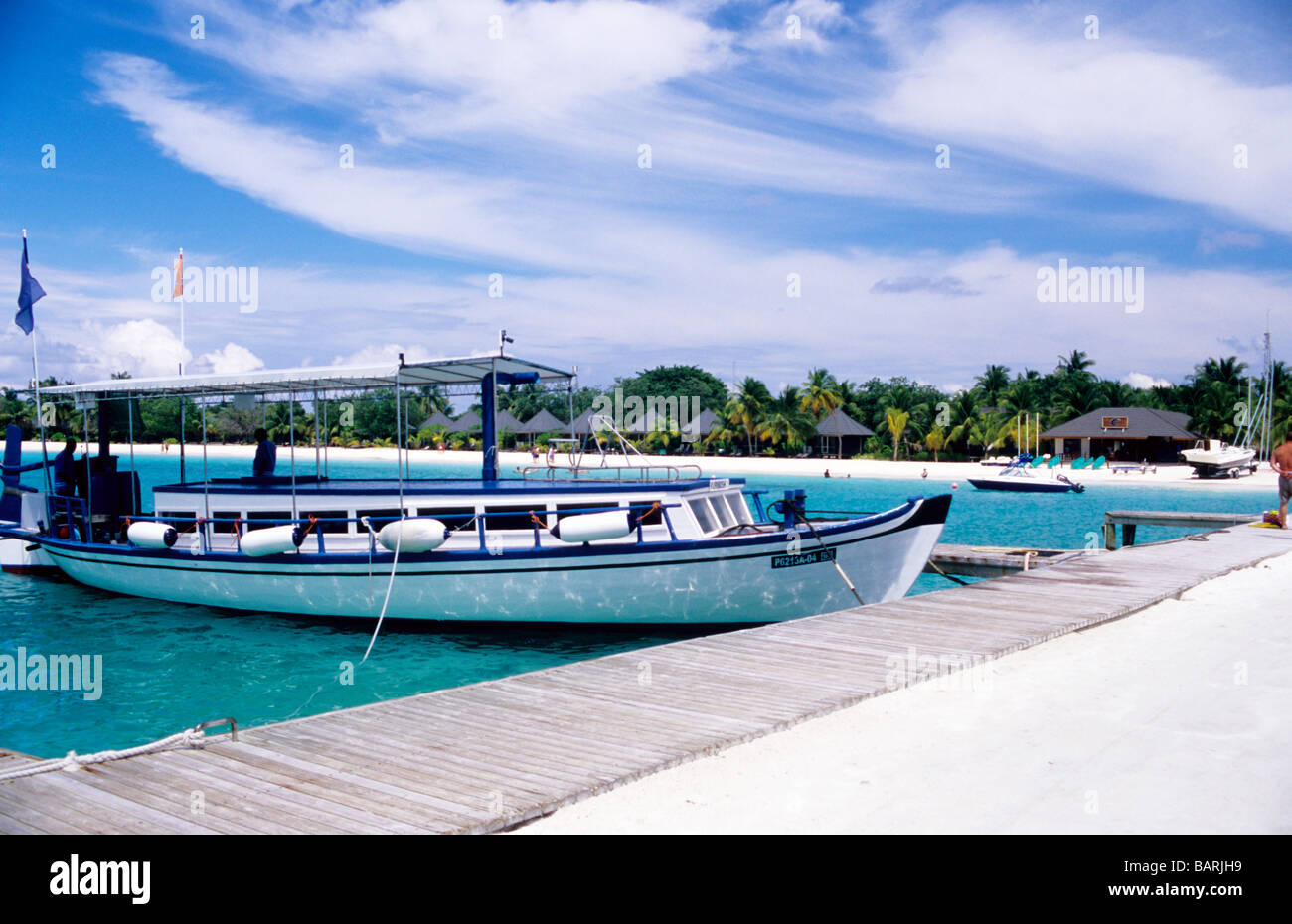 Dhonis. Local Maldivian Boat. Maldives Stock Photo - Alamy