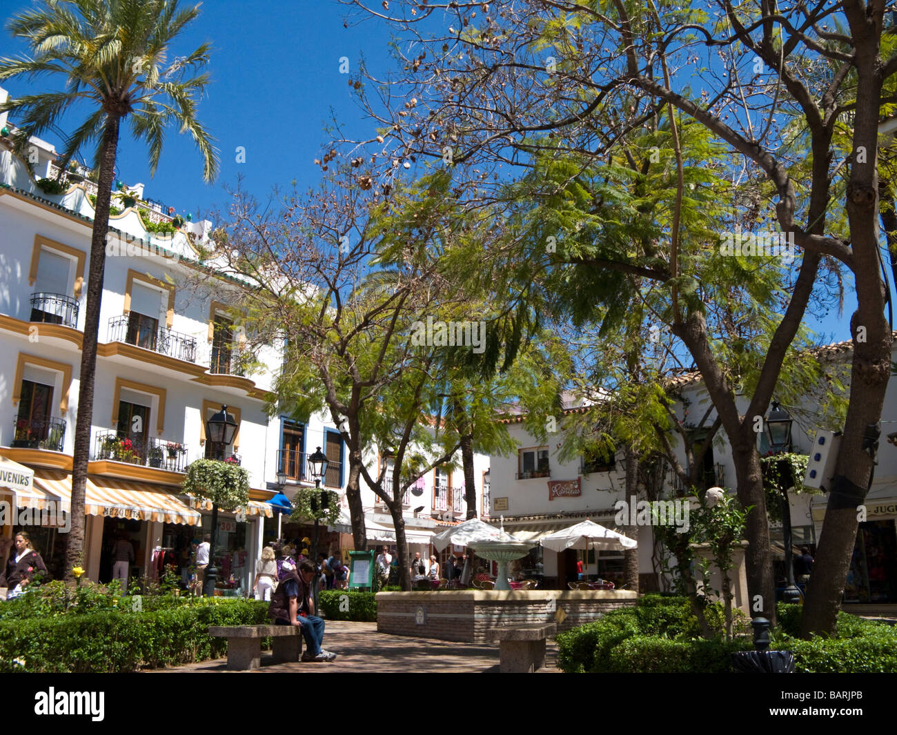 Old Town Marbella Costa del Sol Spain Stock Photo - Alamy