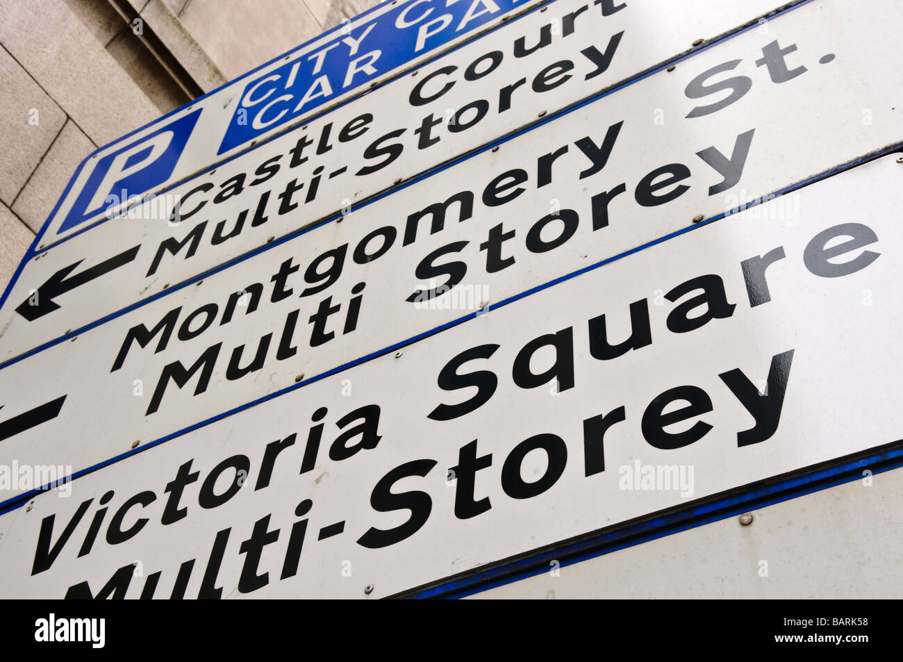 Belfast street sign hi-res stock photography and images - Alamy